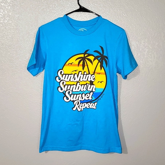 Glitzy Girlz | Tops | Glitzy Girlz Women Sunshine Sunburn Sunset Repeat ...